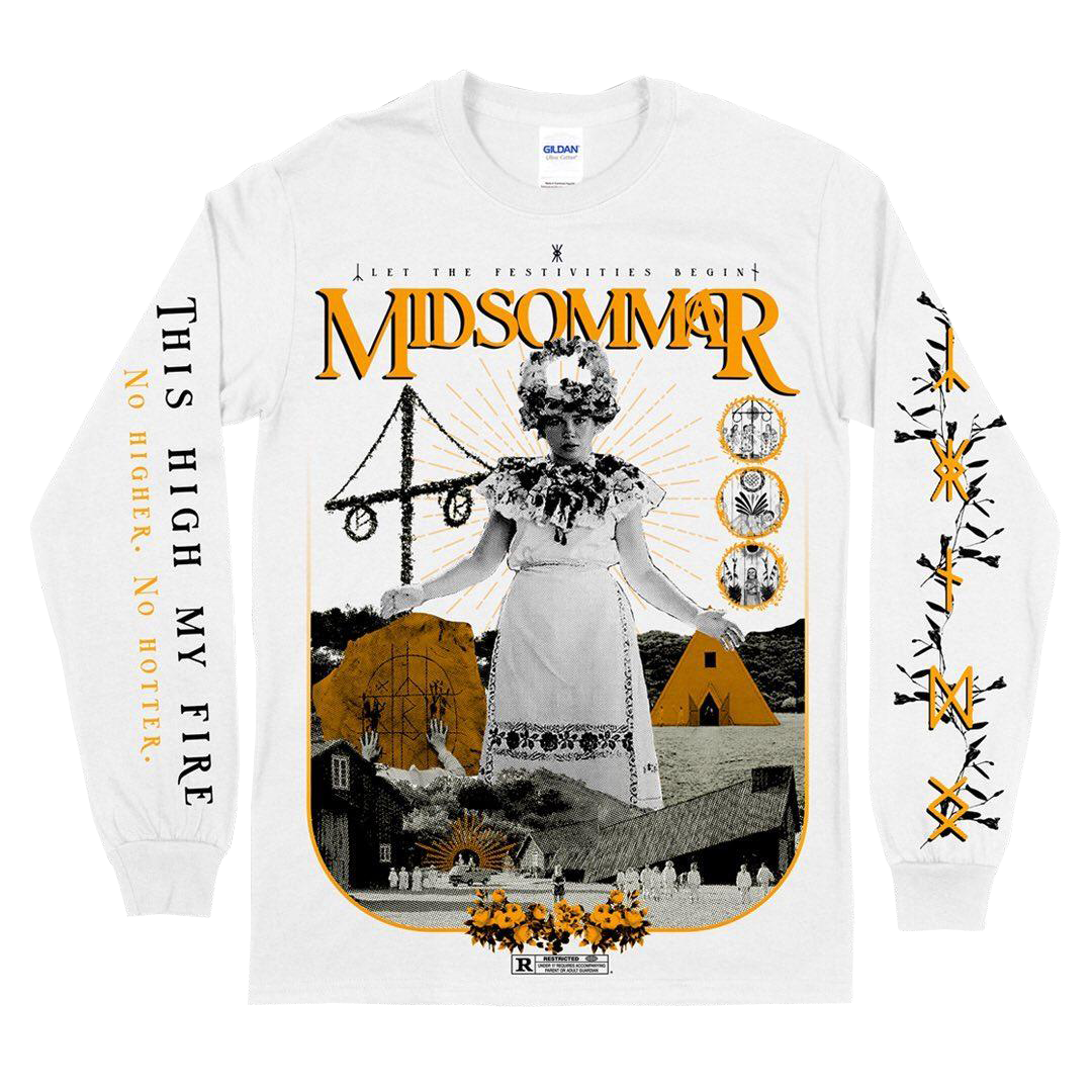Midsommar 'Swedish Summer' Print Long Sleeve size XXL – Tees From The Crypt